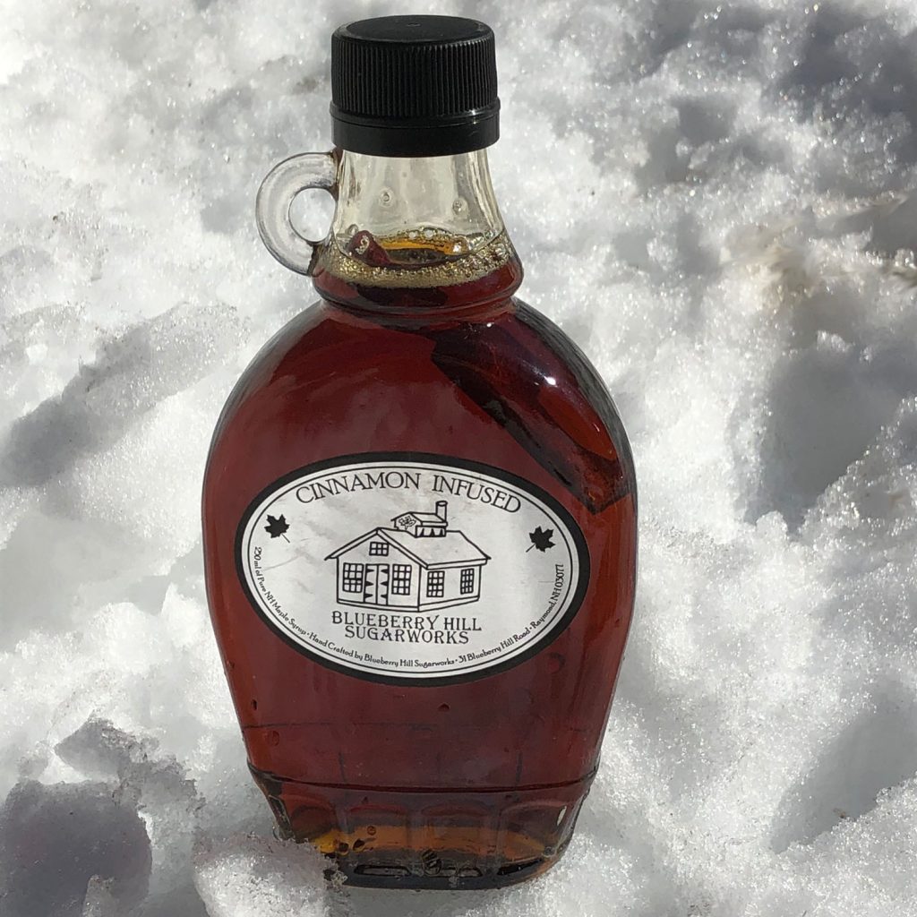 Organic Cinnamon Infused NH Maple Syrup 250ml - BLUEBERRY HILL SUGARWORKS
