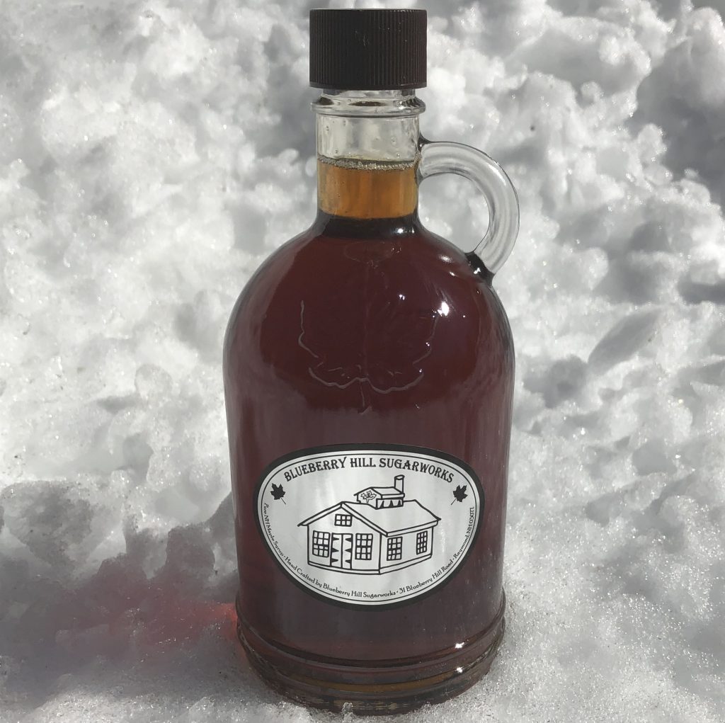 500ml of our Grade A Very Dark Pure NH Maple Syrup - BLUEBERRY HILL ...